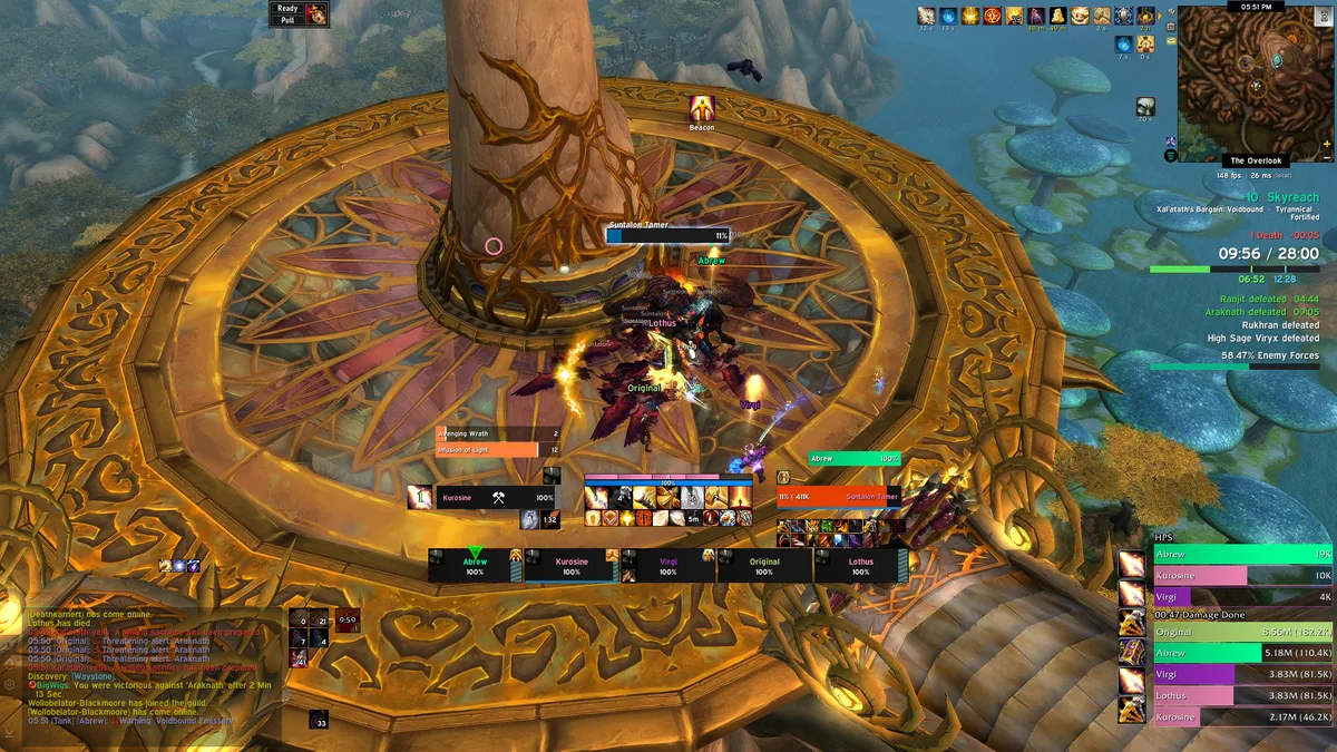 WoW UI Setup mit Ellesmere | marvolomania